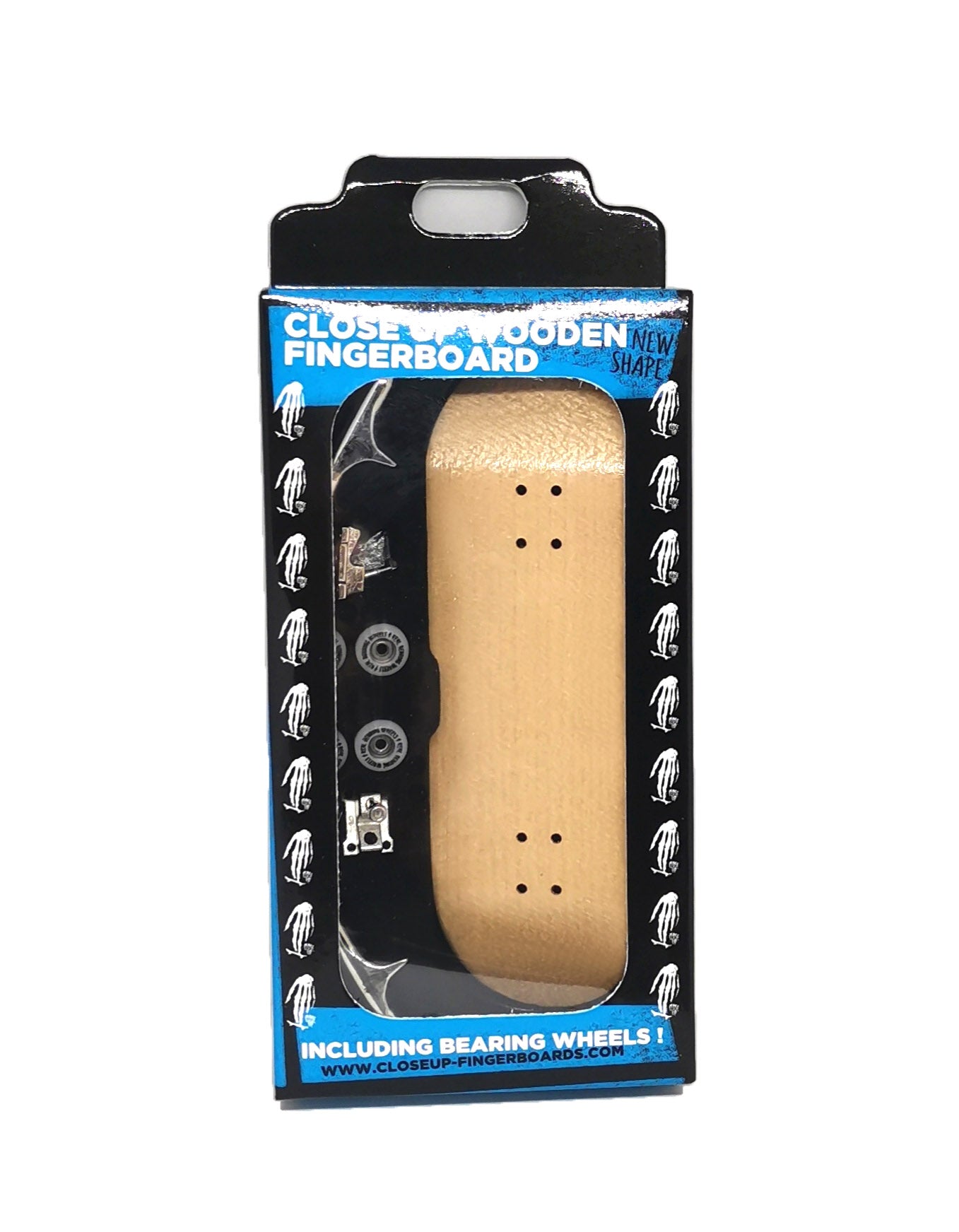 Close Up Natural Blank 34mm Complete Setup Wooden Fingerboard - Radical ...