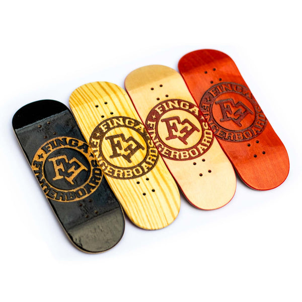 Finga Fingerboards Complete Setup - Engraved Logo Fingerboard 33mm ...