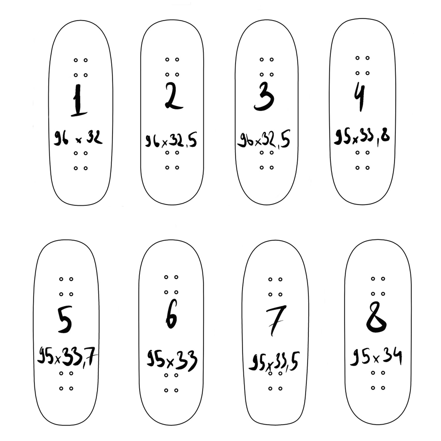 Round Side Fingerboards - Roundside Decks at Radical Fingerboards ...